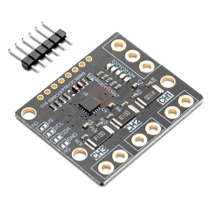 Jual INA3221 3 Channel High Side Current Sensor SMBUS Interface Module ...