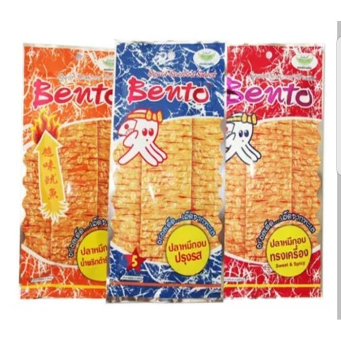 Jual Bento Ikan dan Cumi Rasa Manis Pedas 24gr Snack Thailand - Jakarta ...