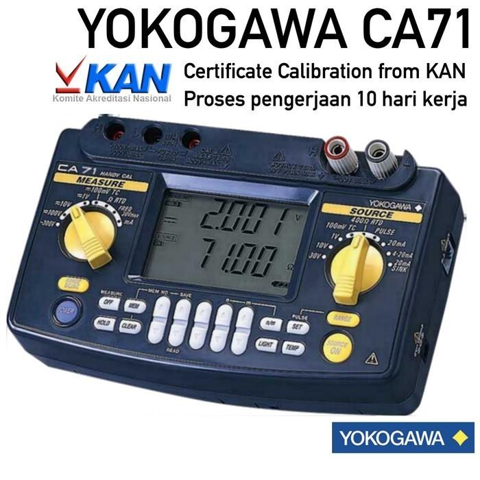 Jual Yokogawa CA71 - Handy Multifunction Calibrator + TC & RTD ...
