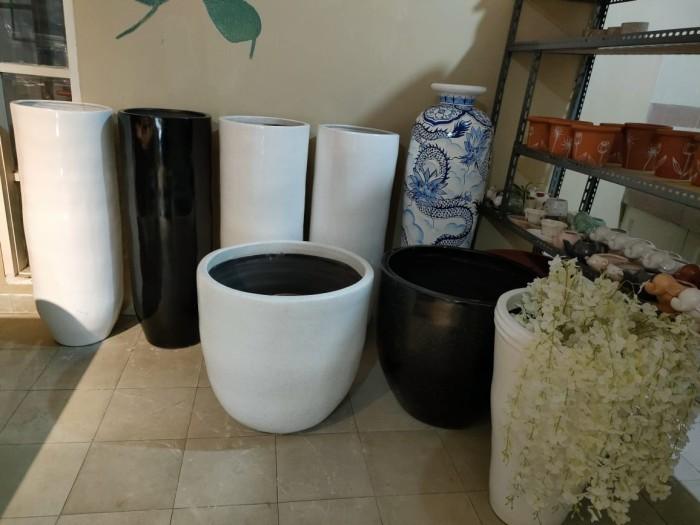 Jual Pot tanaman besar daritanah liat diameter 60 cm warna terakota ...