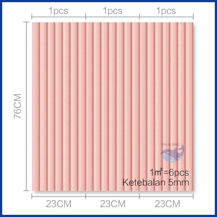 Jual Paus Biru - Wallpaper Dinding Kulit Sticker Foam Ukuran 76x23cm ...