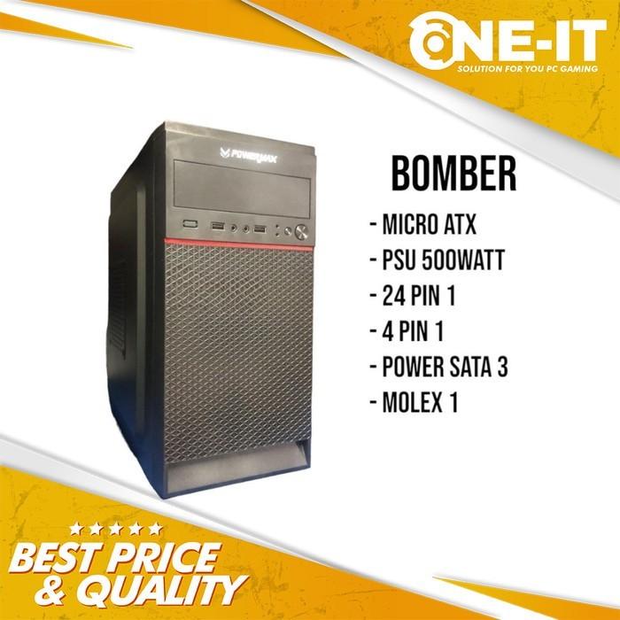 Jual Casing PC Powermax Bomber M ATX Include PSU 500 Watt - Kota Surabaya - ONE IT Gadget ...