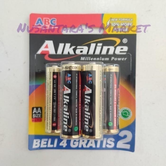 Jual Baterai/Batre/Battery/Batere ABC Alkaline LR06/AA isi 6 pcs 1.5V ...