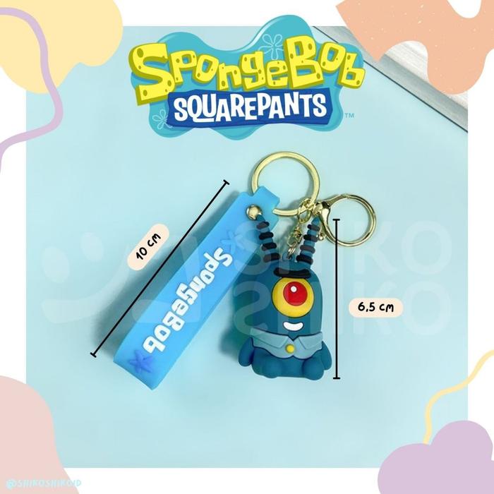 Promo KYCspb Keychain Sponge Bob Baby Cute Gantungan Kunci Spongebob ...