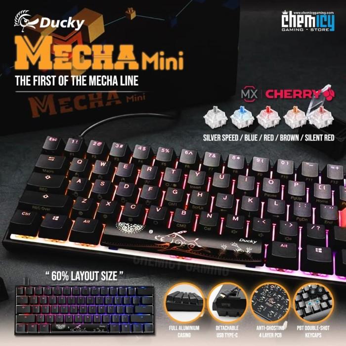 Jual Ducky Mecha Mini RGB Light 60% Aluminium Mechanical Gaming ...