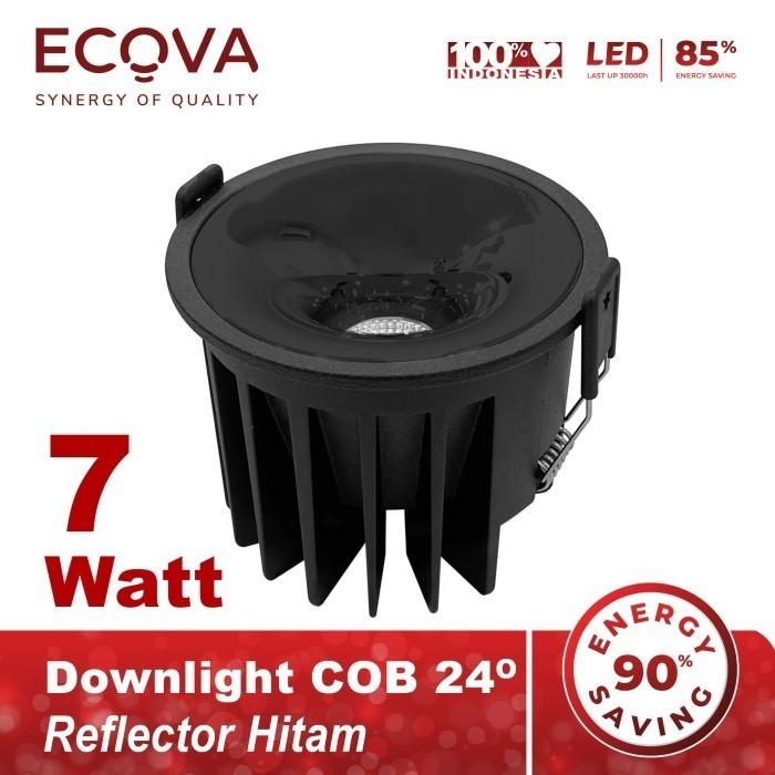 Jual ECOVA Lampu LED Downlight COB 24 7 WATT Elegant Dekoratif Warna ...
