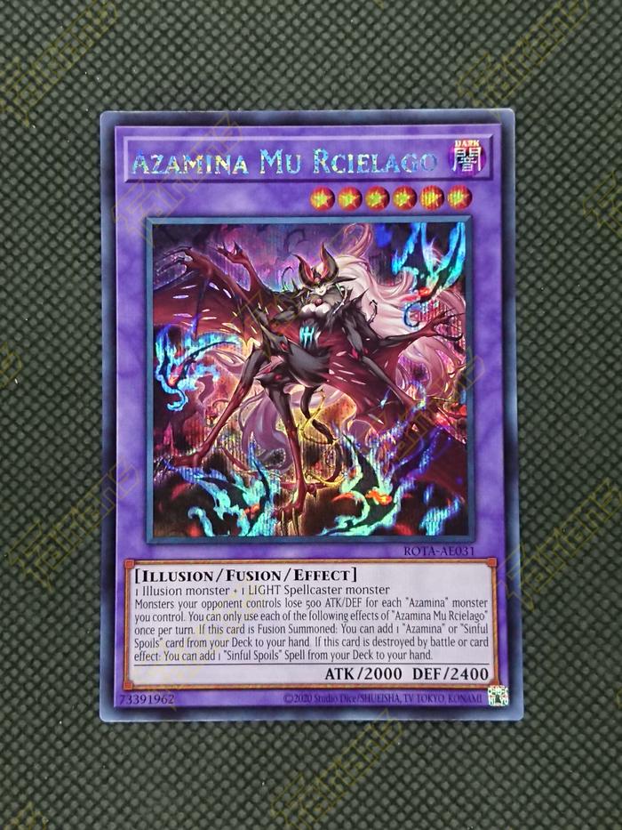 Jual YuGiOh AE ROTA-AE031 Azamina Mu Rcielago - Super Rare - Kota ...