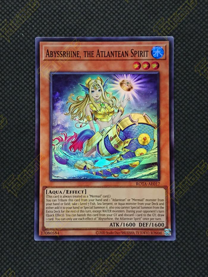 Jual YuGiOh AE ROTA-AE017 Abyssrhine, the Atlantean Spirit - Super Rare ...