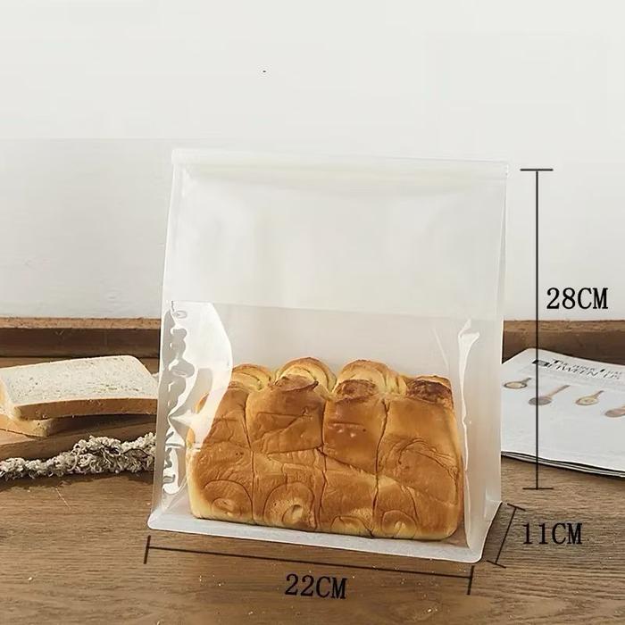 Jual 10 Pcs Kantong Kertas Plastik Roti Tawar 13x27 / 16x27 / 22x28 ...