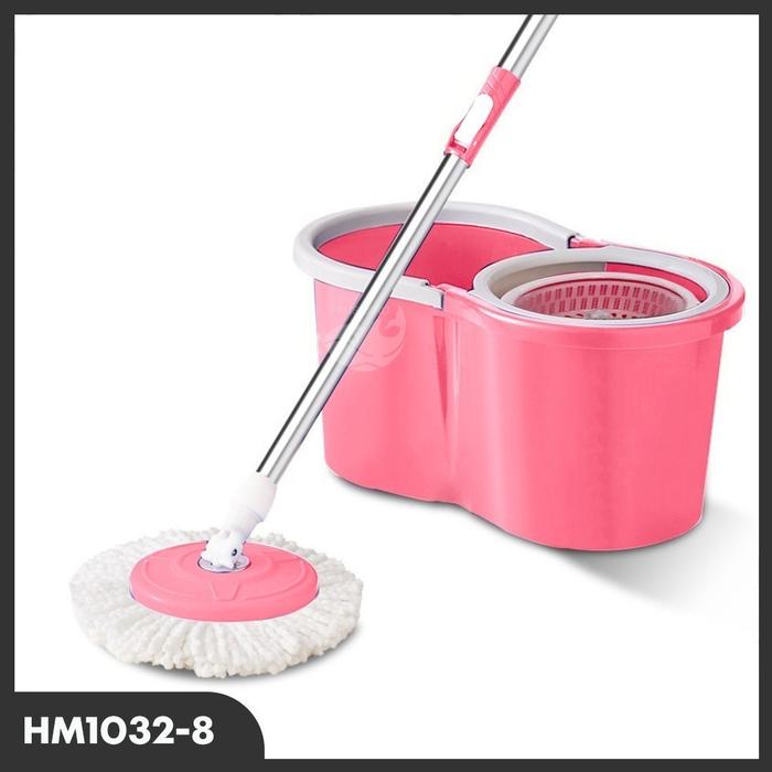 Promo Paus Biru - Set Alat Pel Lantai Stainless Mop Dengan Ember ...