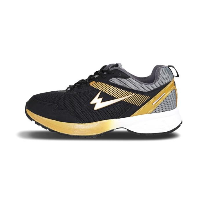 Promo SJ EAGLE TIPE HYPNORUN SEPATU LARI RUNNING SHOES - HITAM EMAS, 45 ...