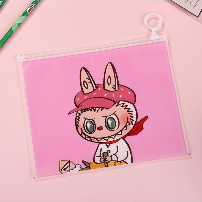 Jual Pouch alat tulis transparant karakter labubu sanrio - play labubu ...