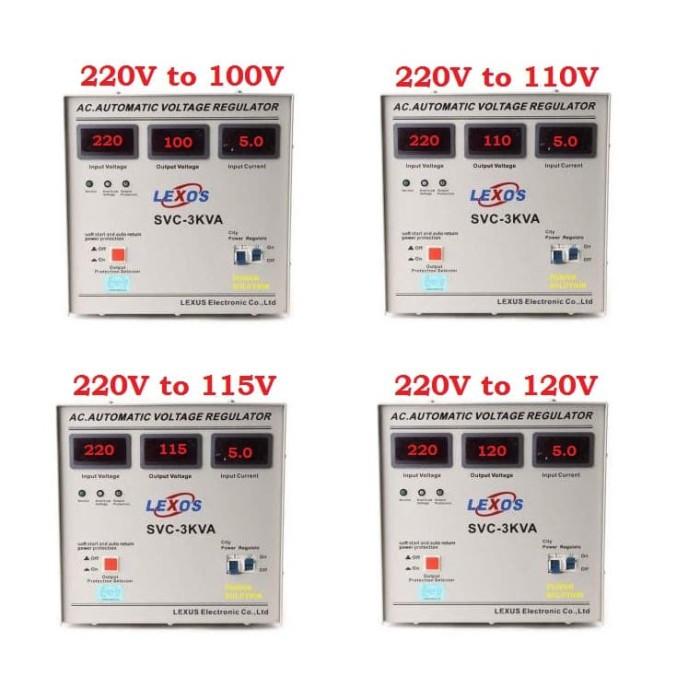 Jual Avr Transformer Step down 3000Watt 220v to 100v 110v 120v Best ...