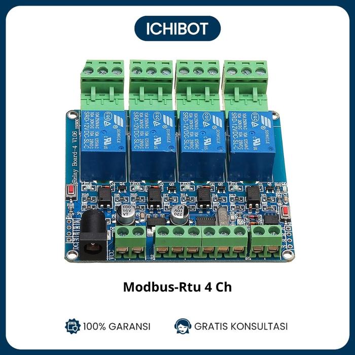 Jual Modul Relay Modbus-Rtu 4 Channel with RS485/TTL Communication - Kab. Sleman - ICHIBOT ...