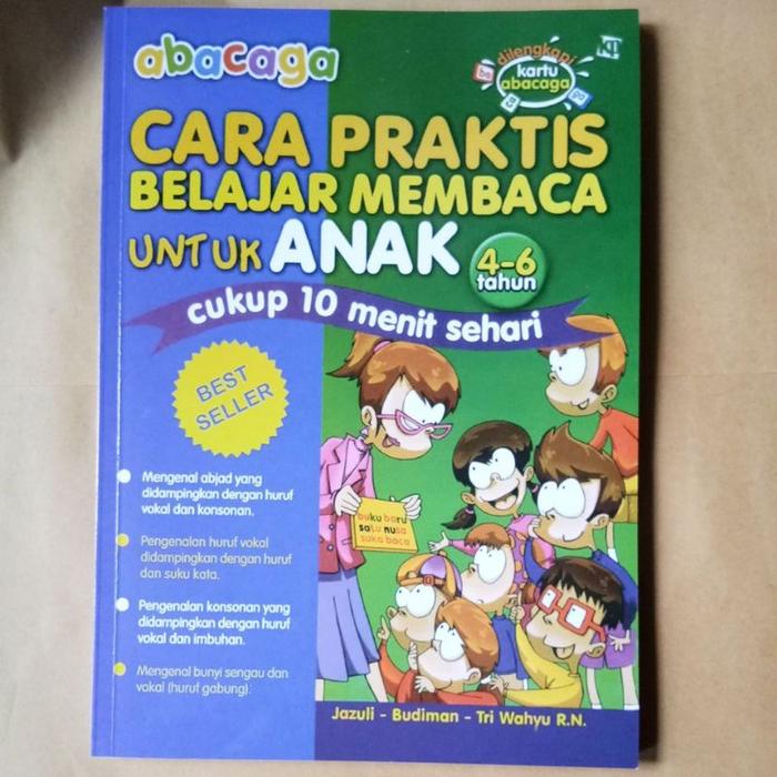 Jual abacaga cara praktis belajar membaca untuk anak 4-6 tahun cukup 10 ...