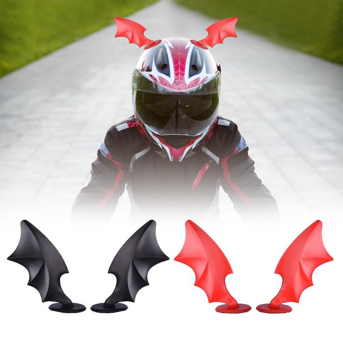 Winged Motorcycle Helmet