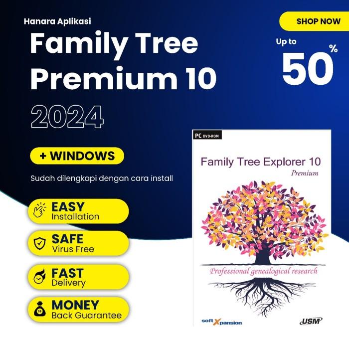 Jual Software Silsilah Family: Tree Explorer Premium 10 Untuk Komputer ...