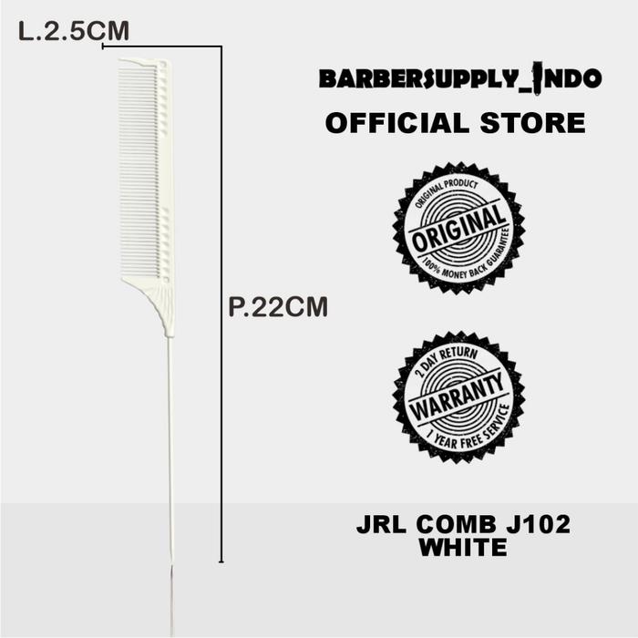 Jual Jrl Pin Tail Comb Sisir Potong Tulang Sisir Ekor Parting Besi J102 ...