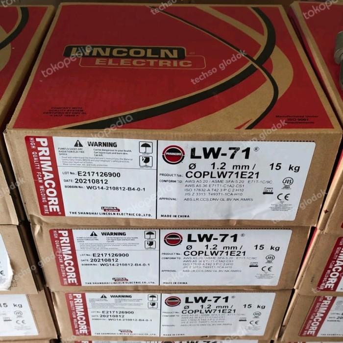 Jual LINCOLN E71T-1 kawat las fluxcore PRIMACORE FCAW (harga per roll ...