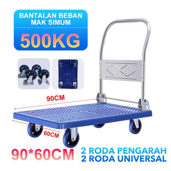 Jual KU Troli Lipat Barang Roda Dorong Handtruck Angkut Troley Beban ...