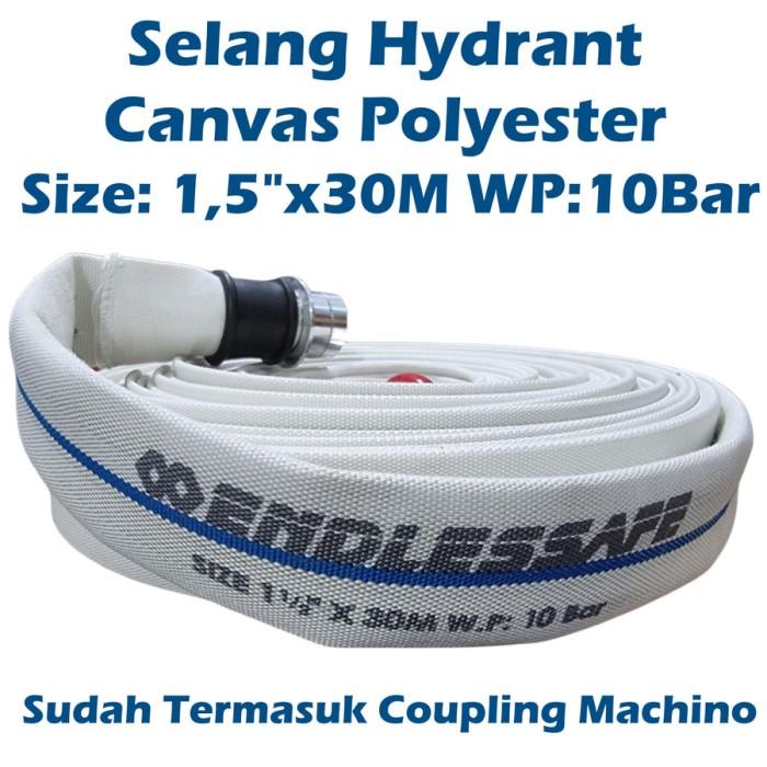 Jual Fire Hose Hydrant Canvas Original - 16 Bar, 1,5"x20M Best - Kota ...
