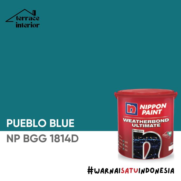 Promo Cat Tembok Nippon Paint Ultimate Warna Tosca 2.5 L - Pueblo Blue ...