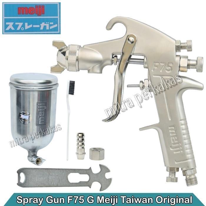 Jual meiji spray gun tabung atas F75 / Spray Gun Meiji F-75 original - Kab. Bekasi - mitra ...