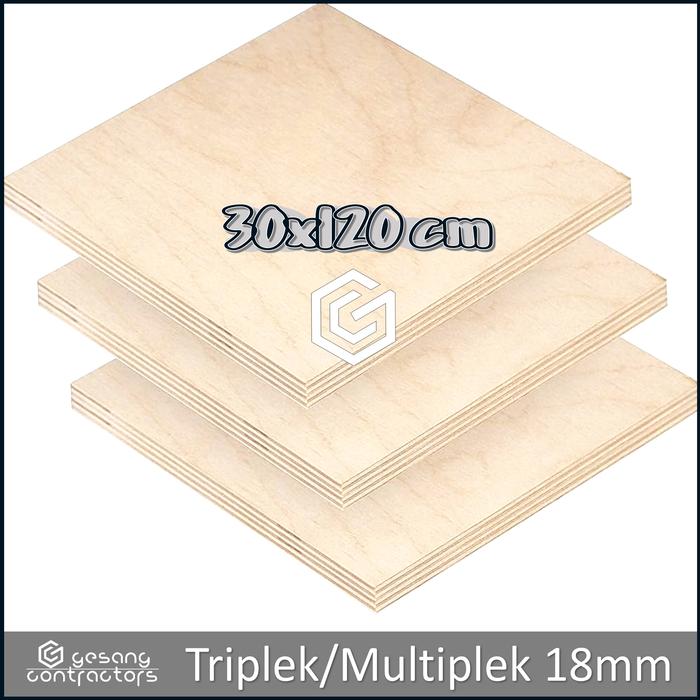 Jual Triplek 18mm 30x120 cm | Multiplek 18 mm 30 x 120 cm - Panjang ...