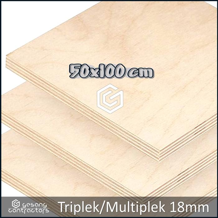 Jual Triplek 18mm 50x100 cm | Multiplek 18 mm 50 x 100 cm - Lebar 99cm ...