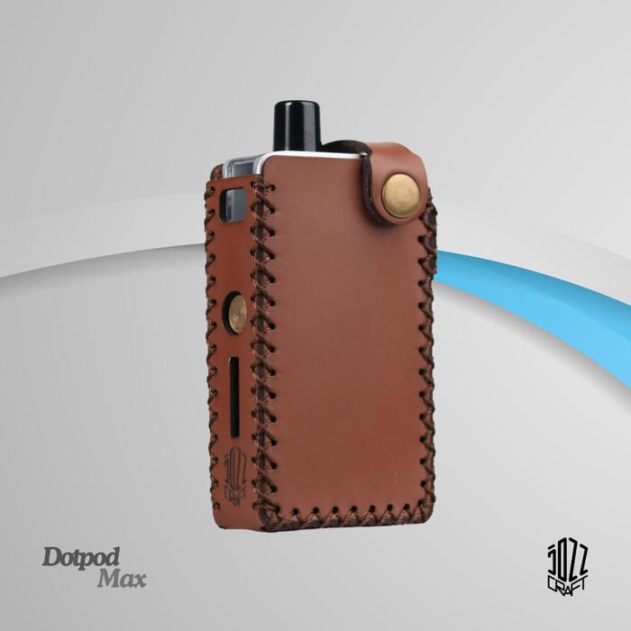 Jual Premium Leather Sleeve Case Dotpod Max Free Lanyard - Hitam ...