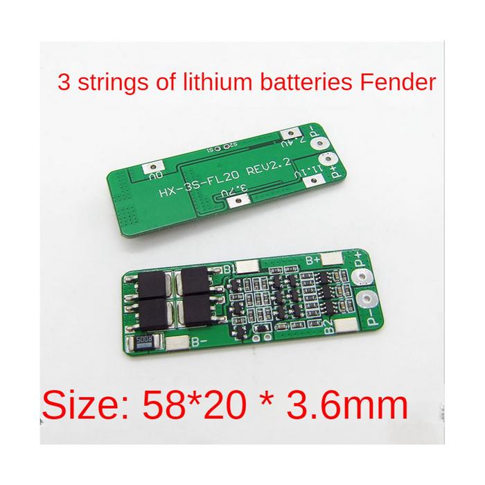 Jual ' 10Pcs 3S 20A Li-Ion Lithium Battery 18650 Charger Pcb Bms Protection - Jakarta Selatan ...