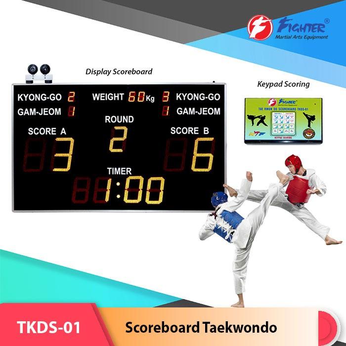 Jual Fighter Scoreboard Taekwondo TKDS-01 Papan Skor Taekwondo Digital ...