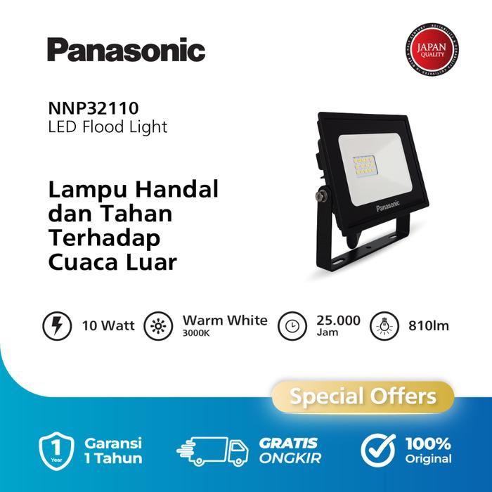 Promo Panasonic Lampu LED Flood Light 10W 3000K IP 65 - Kota Bekasi ...