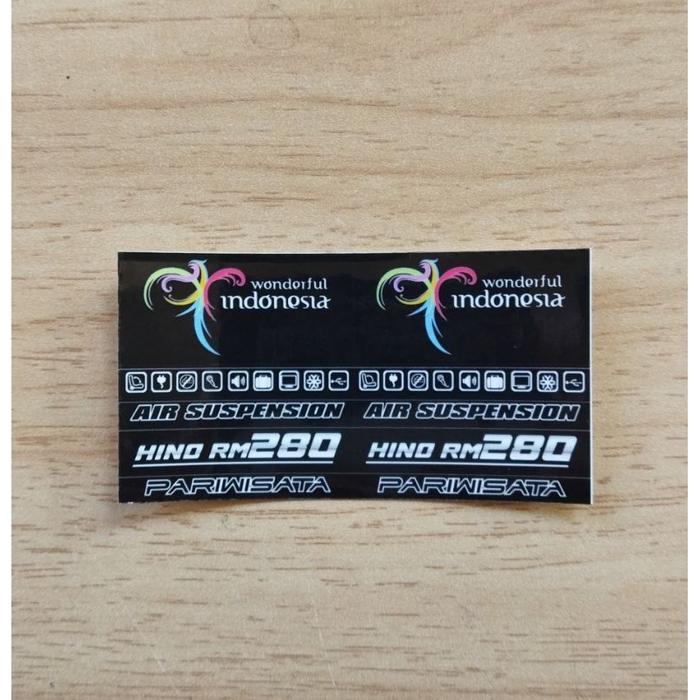 Jual READY TERLARIS STICKER HEADLAMP MINIATUR BUS TELOLET BASURI ...