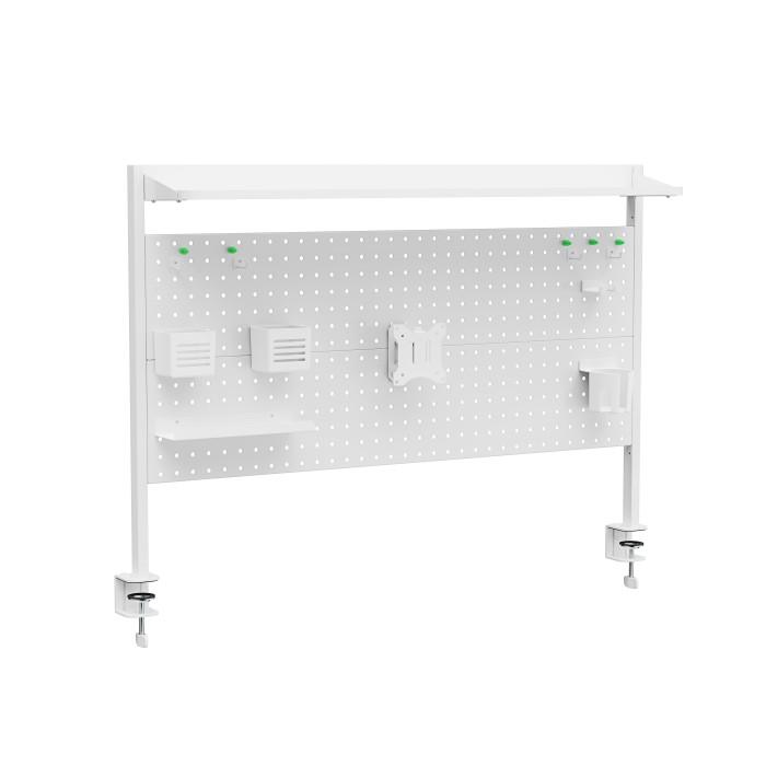 Jual Rak Papan Meja Modular Deskmount Pegboard DIY Oximus GPD120 Hitam ...