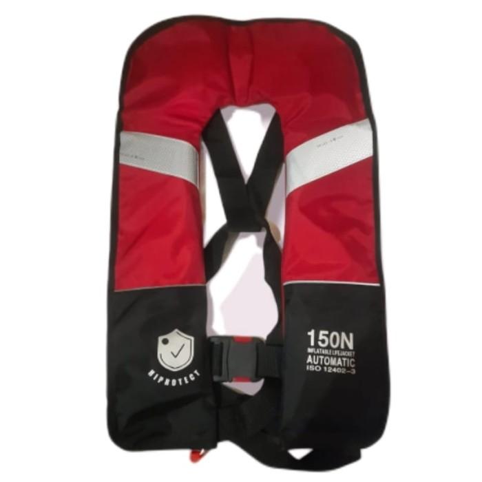 Jual Life Jacket Inflatable Gas Otomatis Premium 150N Iso 12402-3 ...