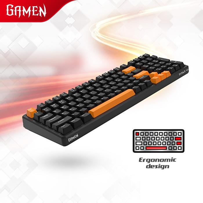 Jual Gamen Titan VI Gasket Mount Wired Mechanical Gaming Keyboard ...