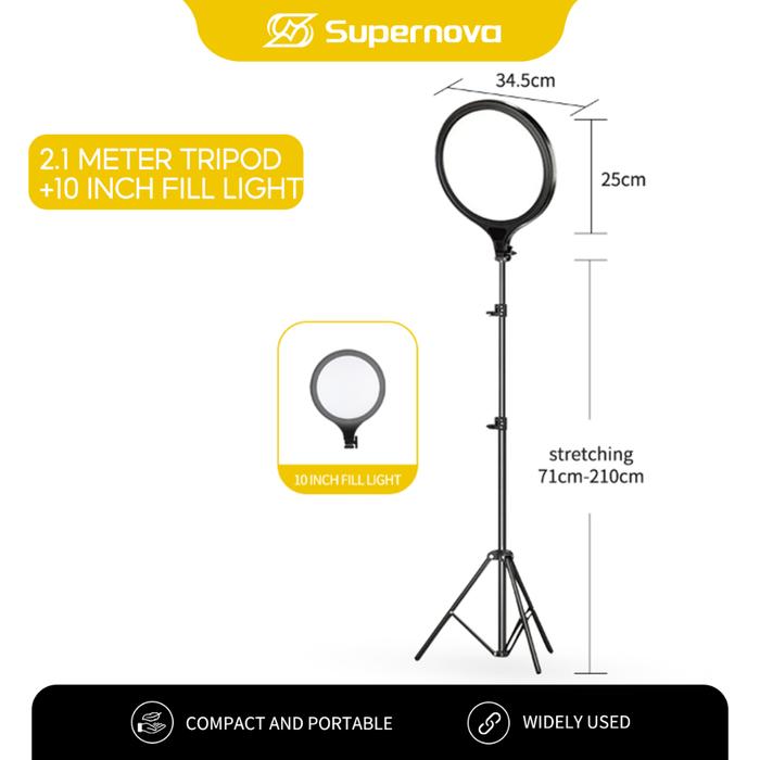 Promo Supernova Lampu Foto Led Lampu Lighting Lampu Sorot Lighting Studio+Tripod Lampu Konten ...
