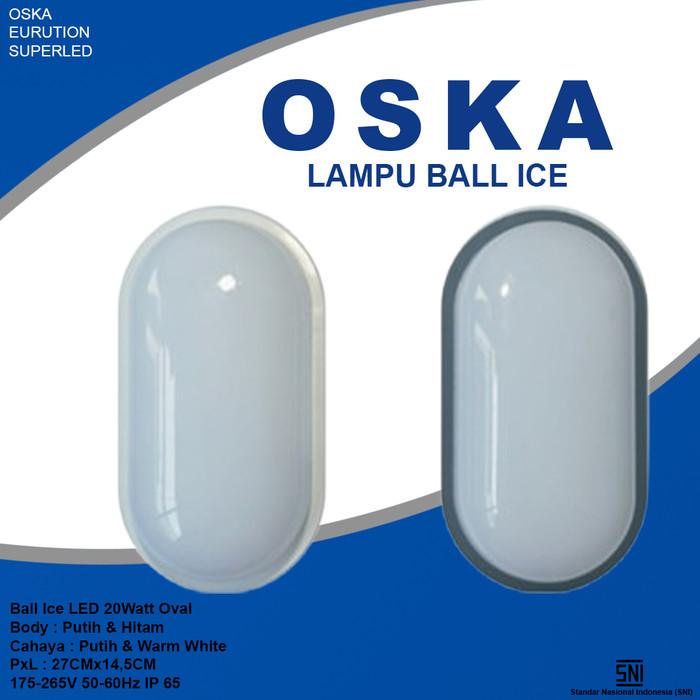 Jual OSKA Lampu Ball Ice LED 20 Watt Oval IP65 / Lampu Kapal LED ...