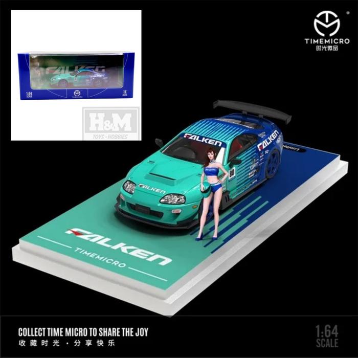 Jual Time Micro 1/64 Toyota Supra A80Z Falken With Figure - Kab. Sleman ...