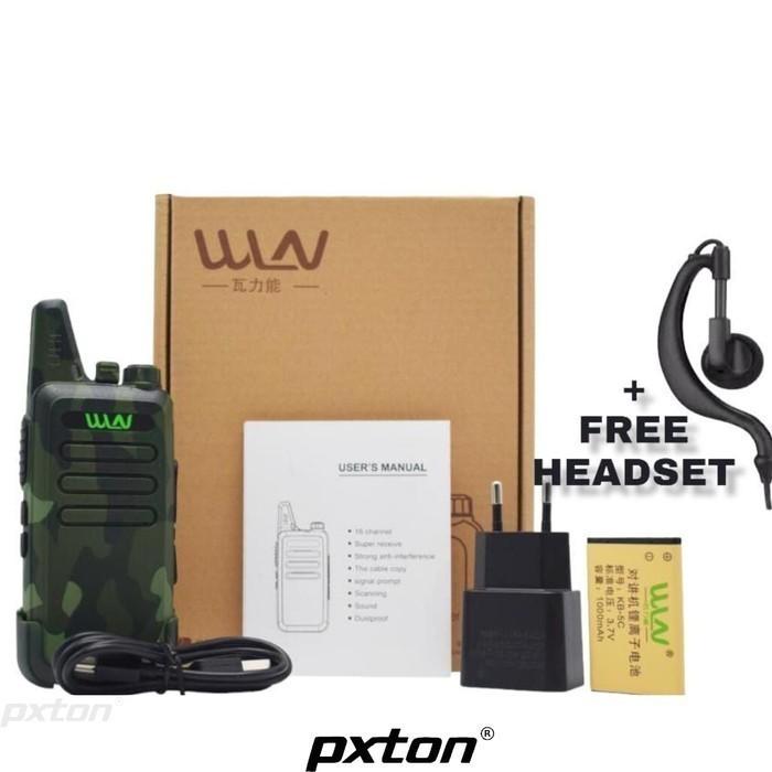 Jual Sepasang HT WLN KD - C1 HT UHF Free Handsfree Lengkap KDC1 WLAN ...