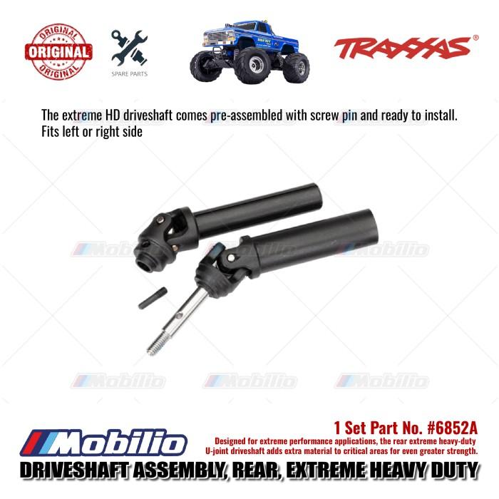 Jual Traxxas Part #6852A Driveshaft Assembly Rear Extreme Heavy Duty (1 ...