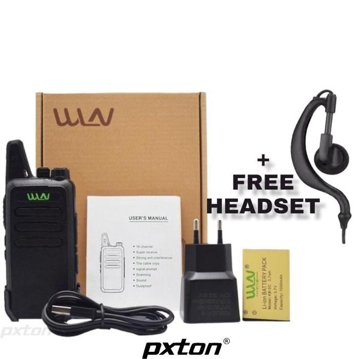 Jual Sepasang HT WLN KD - C1 HT UHF Free Handsfree Lengkap KDC1 WLAN ...