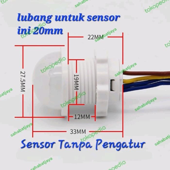 Jual K4Y4. Saklar Otomatis Sensor Gerak Motion PIR Detector AC 220V ...