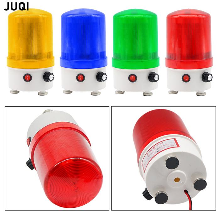 Jual New sound and light alarm 220v24v12v rotary warning light ...