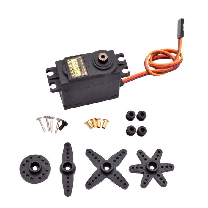 Jual Motor Servo Plastik / Metal Gear High Torque Torsi MG 995 996 90s ...