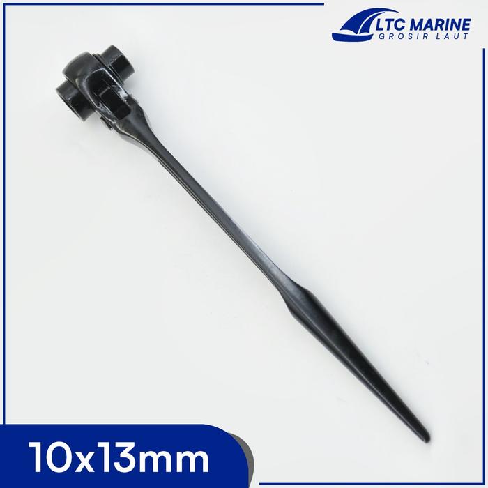 Jual IMPA 611052 Scaffold Wrench Double Socket Ratchet Wrench 10x13mm ...