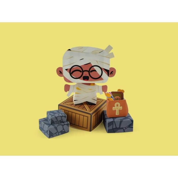 Jual Kertas Lembaran pola papercraft DIY karakter Bondy the mummy (2SC ...