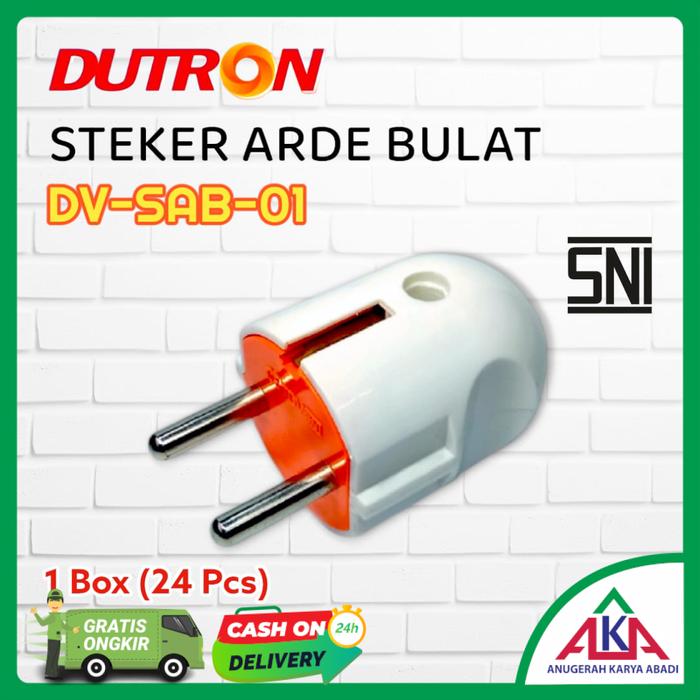 Jual Steker Colokan Listrik DUTRON DV-SAB-01 Arde Bulat 16A Terminal ...