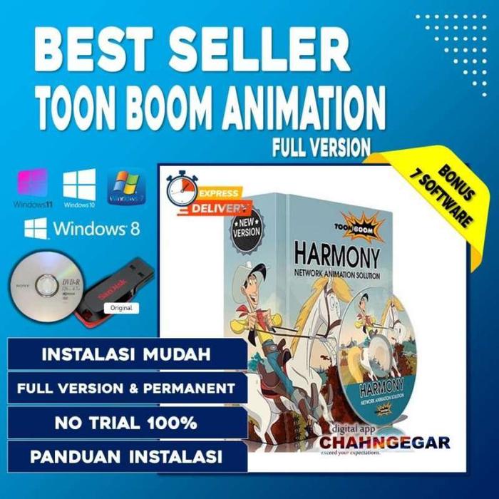 Jual Toon Boom Harmony 20 Premium Full Version Software Animasi 2D & 3D ...